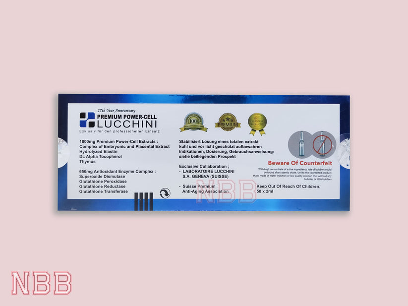 Placenta Lucchini Power Cell (Tray) – NBBGlutathionebyAbby